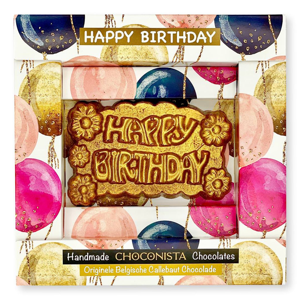 Chocolade Happy Birthday Badge | Choconista