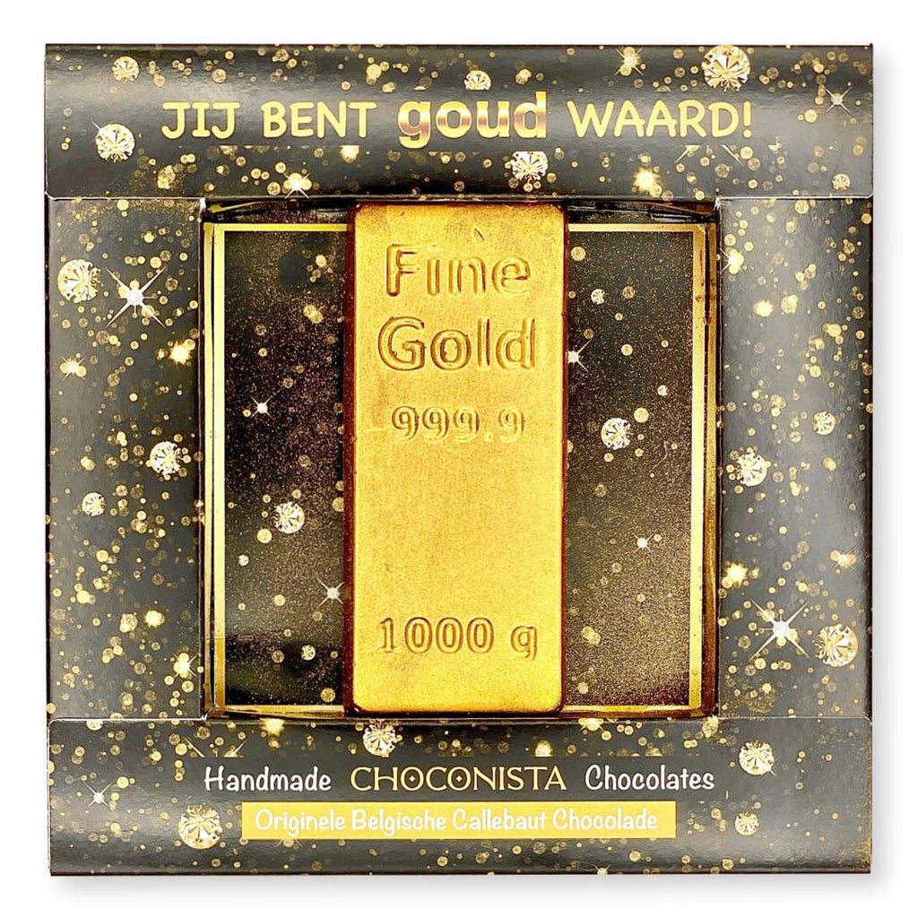 Chocolade Goudstaaf 'Jij Bent Goud Waard' | Choconista